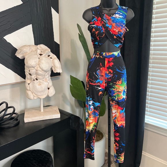 Pants & Jumpsuits | Paint Splatter Set | Poshmark